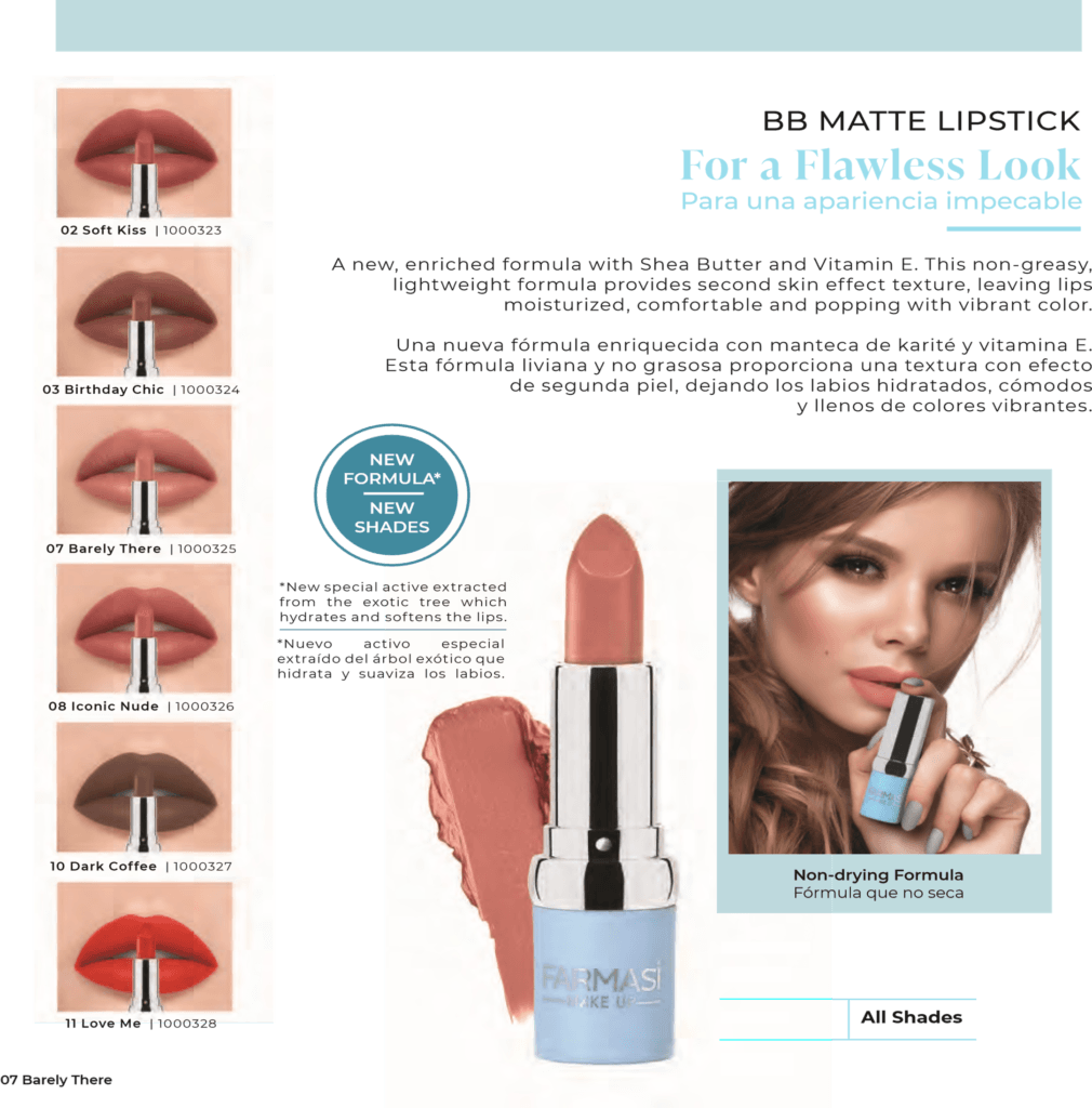 Farmasi BB Matte Lipstick Review - SHG Cosmetics